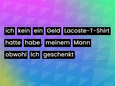 Obwohl trotzdem - Unterrichtsmaterialien