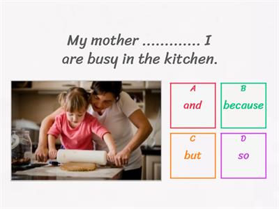 Conjunctions and because so but or - Teaching resources
