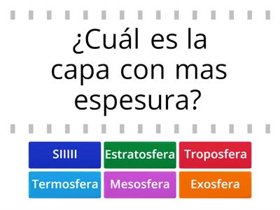 Sopa de letras capas de la atmosfera 4b - Recursos didácticos