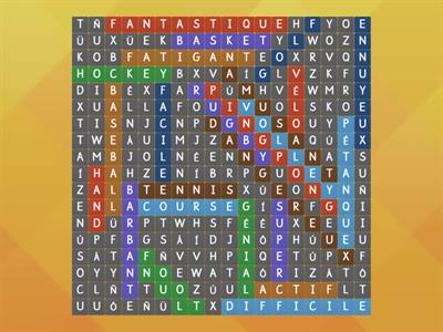 KS3 French Sports wordsearch - Teaching resources