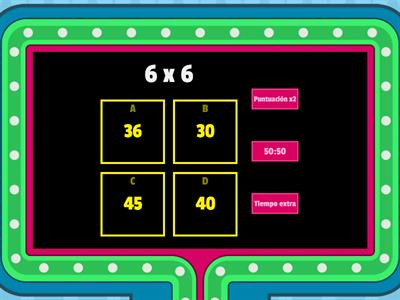 Juegos de tablas de multiplicar - Teaching resources