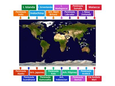 Insule și peninsule europa - Resurse didactice