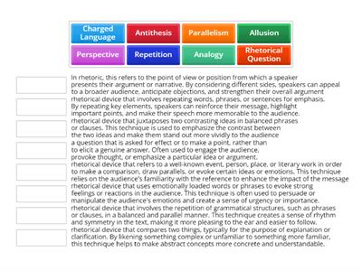 Rhetorical devices - Teaching resources