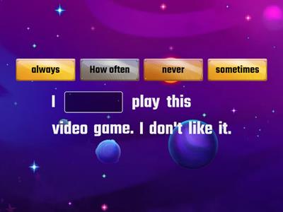 Adverbs of frequency sometimes always never - Recursos didácticos