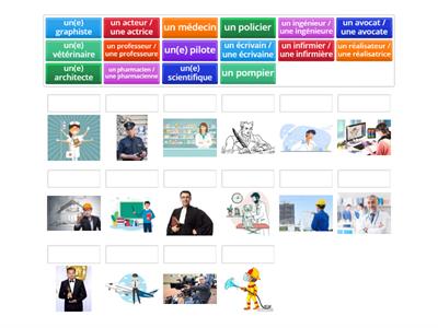 Professions français - Recursos didácticos