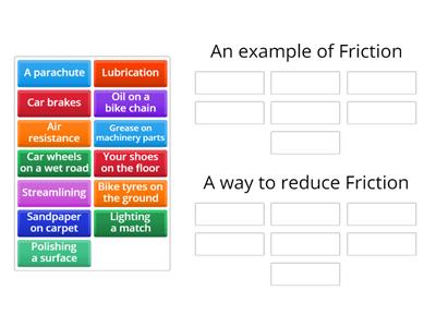 Friction - Teaching resources