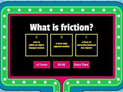Friction - Teaching resources
