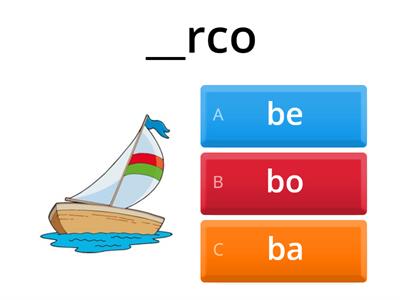 Ba be bi bo bu - Recursos didácticos