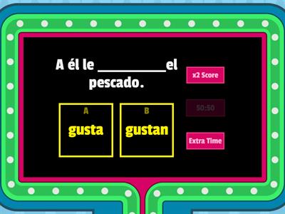 Gusta gustan - Teaching resources