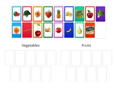 Fruits and vegetables games - Öğretim kaynakları