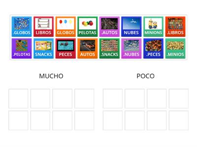 Muchos pocos - Recursos didácticos