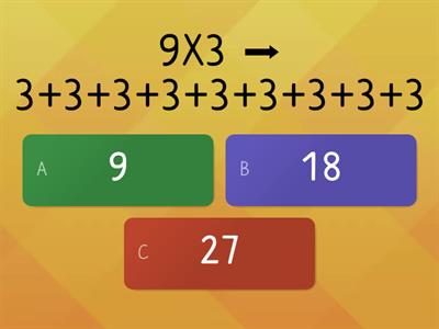 Tabuada do 9 - Recursos de ensino