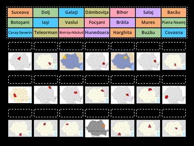 Judetele romaniei - Resurse didactice