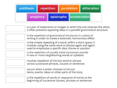 Rhetorical devices - Teaching resources