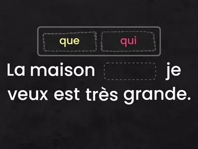 Pronoms relatifs qui que qu - Recursos didácticos