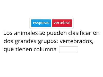 Clasificacion de los animales vertebrados - Recursos didácticos