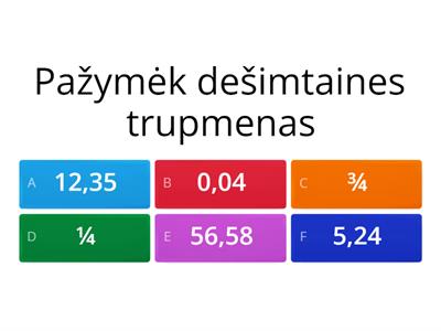 Trupmenos - Mokymo ištekliai