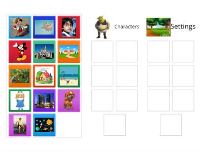 Cartoon characters - Teaching resources