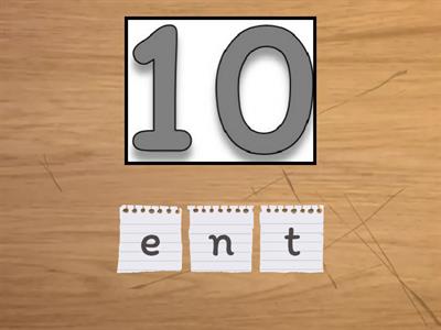 Numbers 10 to 20 - Recursos didácticos