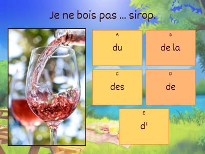 Les partitifs - Ressources pédagogiques