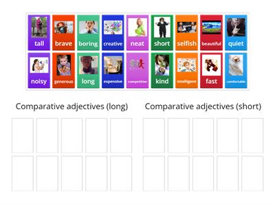 Comparative adjectives - Teaching resources