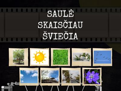 Pavasario požymii - Mokymo ištekliai
