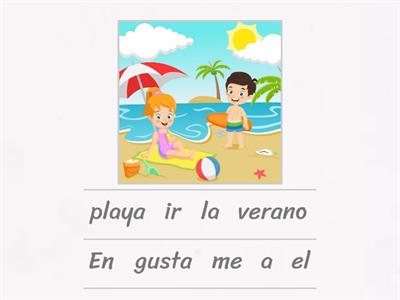 Oraciones revueltas - Recursos didácticos