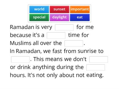 Ramadan - Teaching resources