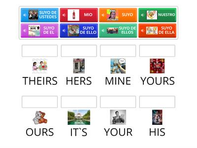 Juegos en ingles pronombres - Recursos didácticos