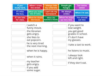 Zero conditional - Recursos didácticos