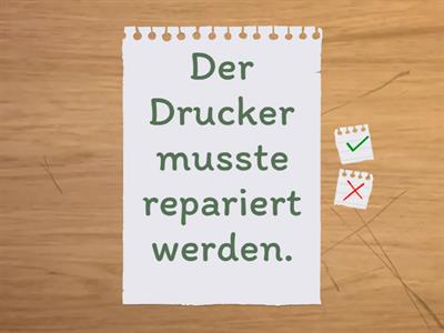 Passiversatzformen - Unterrichtsmaterialien