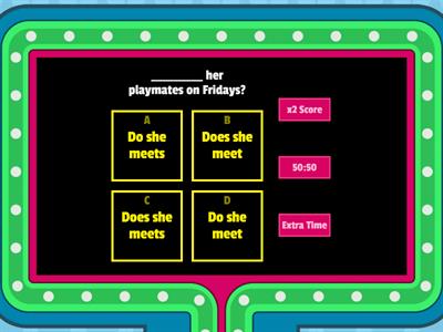 English Present simple - Recursos de ensino