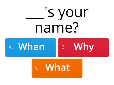 Question words where when why what who - Учебные ресурсы