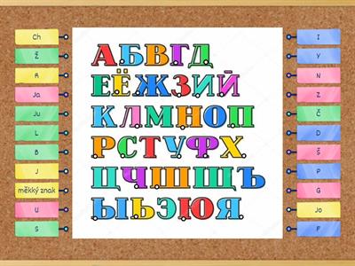 Ruská azbuka - Výukové zdroje