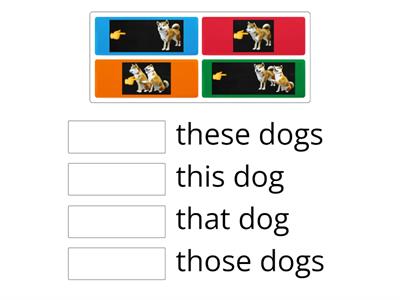 This that these those wordwall - Materiały dydaktyczne