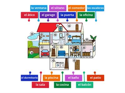 La casa wordwall - Teaching resources