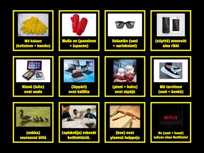 Monikko t - Tehtävät