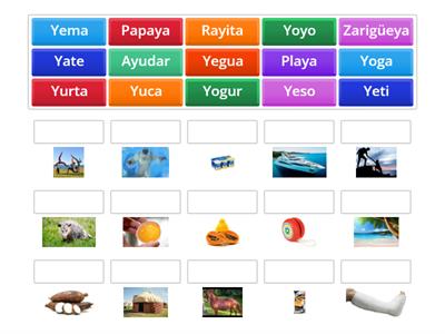 Ya ye yo yo yu - Recursos didácticos