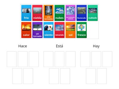 Que tiempo hace - Teaching resources