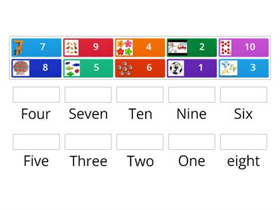 Matching number words - Teaching resources
