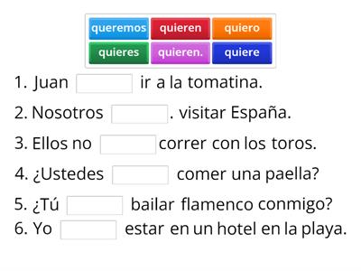 Querer - Recursos didácticos