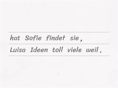 Weil - Unterrichtsmaterialien