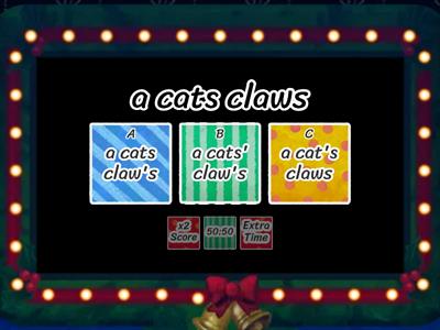 Apostrophe game - Teaching resources