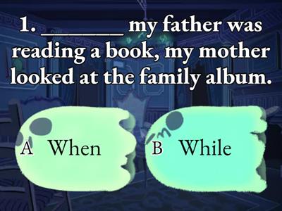 Conjunctions when and while - Teaching resources