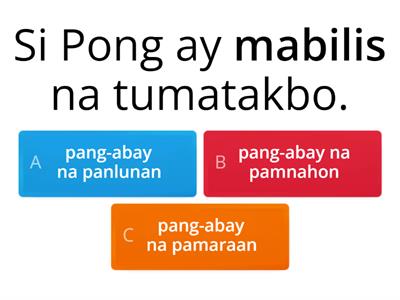 Pang abay - Teaching resources