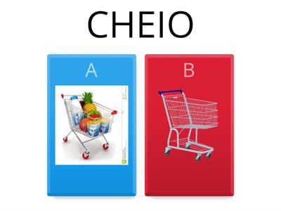 Cheio e vazio - Recursos de ensino