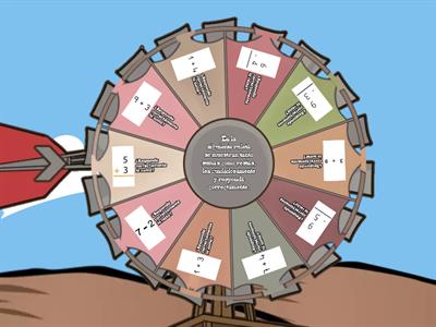 Ruleta de sumas y restas - Recursos didácticos