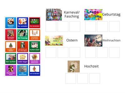 Feste und feiertage - Unterrichtsmaterialien