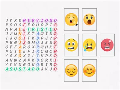 Sopa de letras emociones por evelyn - Recursos didácticos