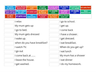 Stimmt 2 tagesablauf - Teaching resources